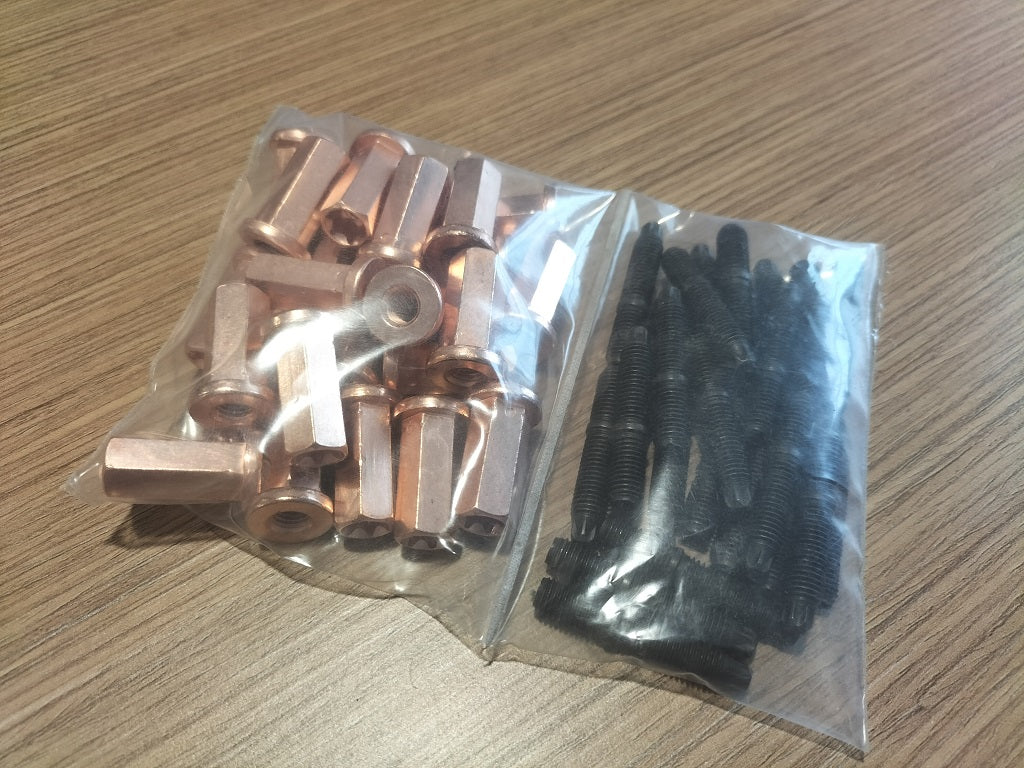N54 Exhaust Stud & Nut Set (M50/52/54 Upgrade Set) – GreshM Performance